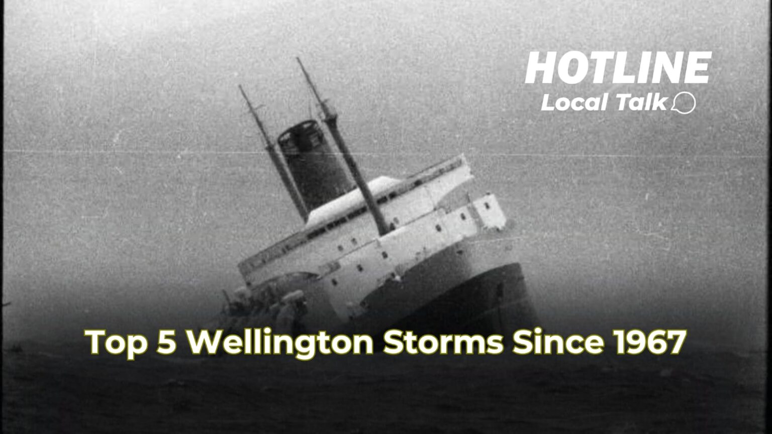 Top 5 Wellington Storms Since 1967 - Wellington Live
